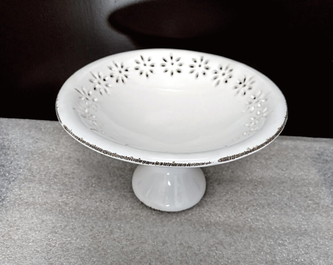 Antique 1940s Vintage White Sweet Plate Swedish Candy Bowl Fruit Plate ...