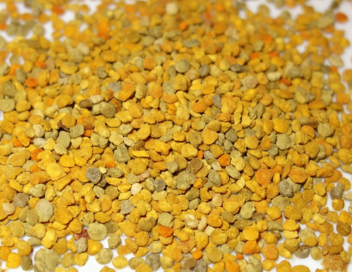 Season 2024 Bee Pollen, Natural Bee Pollen! 7oz (=200gr) Ecological ...