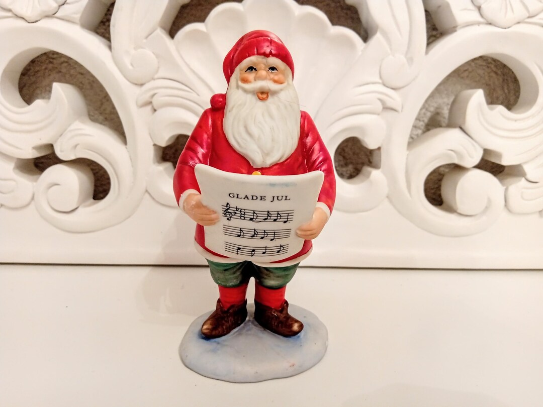 Vintage Christmas Santa Claus Collection Figurine Norwegian Tomte Gnome ...