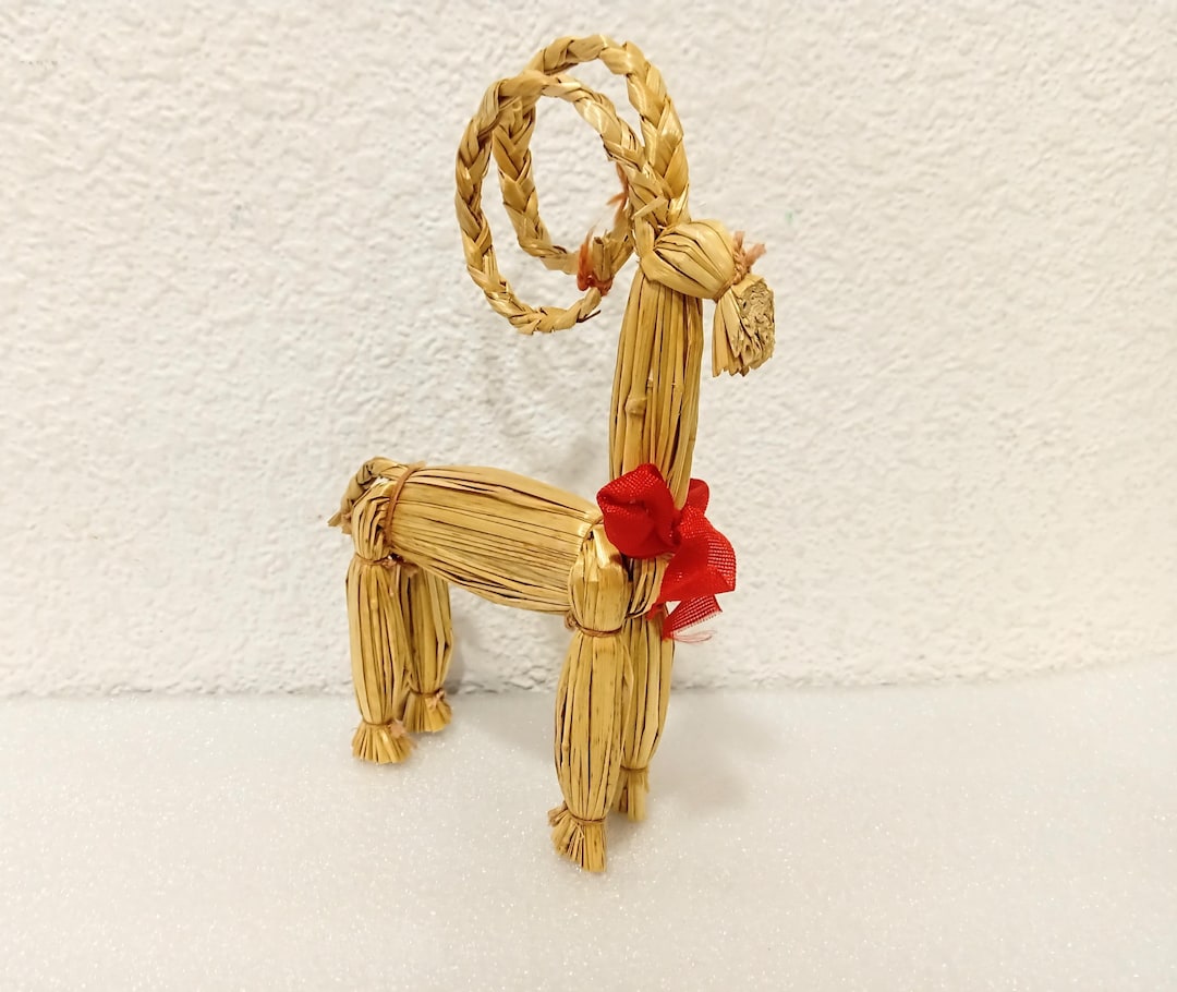 Vintage Swedish Straw Christmas Goat Julbock Straws Goat Holiday Decor ...