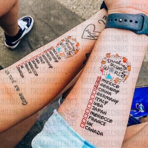 Drinking Around the World Tattoo-food & Wine Festival-epcot World ...