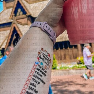 Drinking Around the World Tattoo-food & Wine Festival-epcot World ...