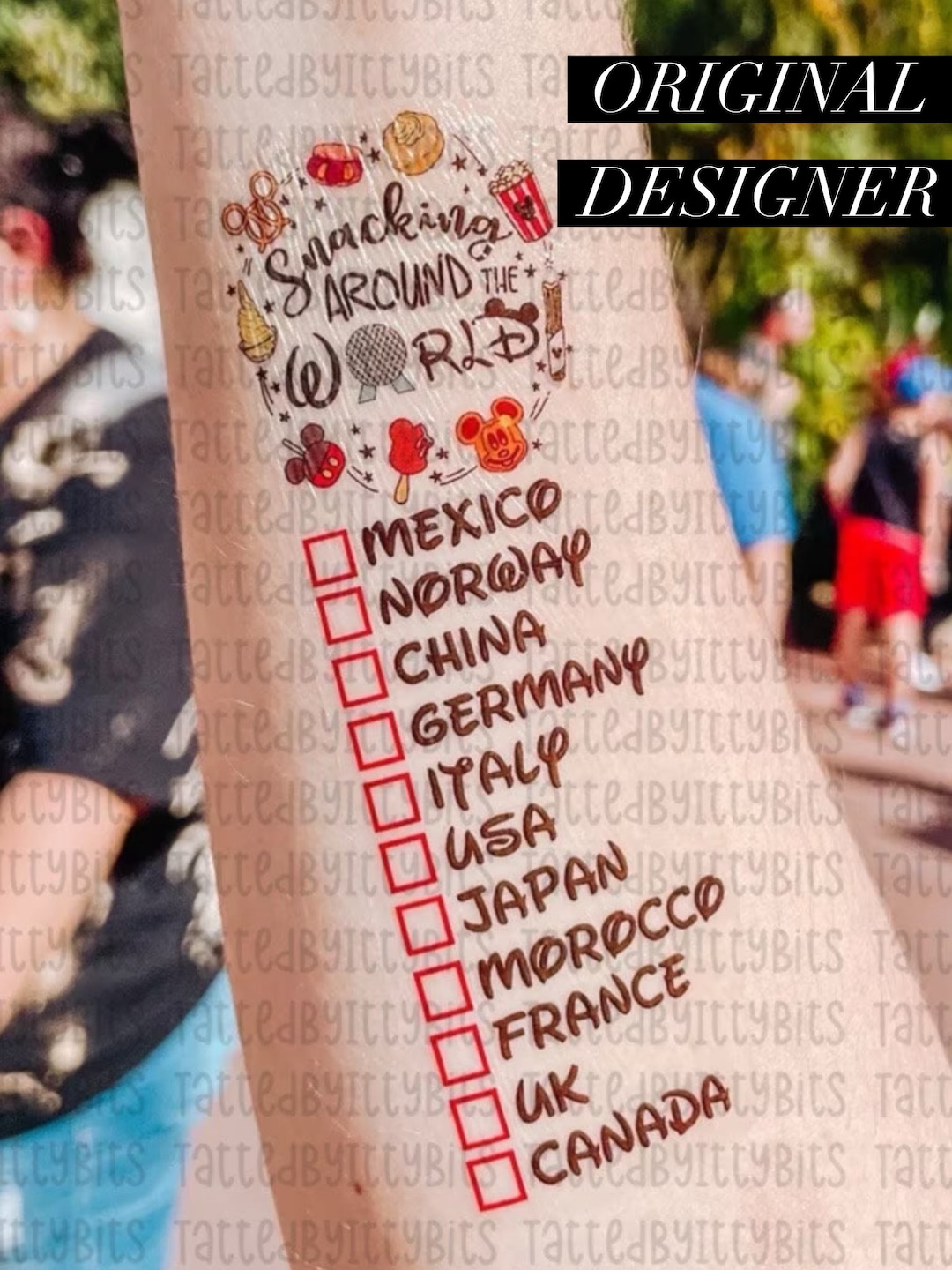 Eating Around the World Tattoo-food & Wine Festival 2025-epcot World ...