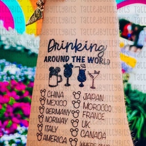 Drinking Around the World Tattoo-food & Wine Festival 2025-epcot World ...