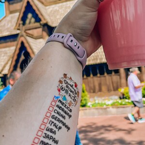 Drinking Around the World Tattoo-food & Wine Festival-epcot - Etsy