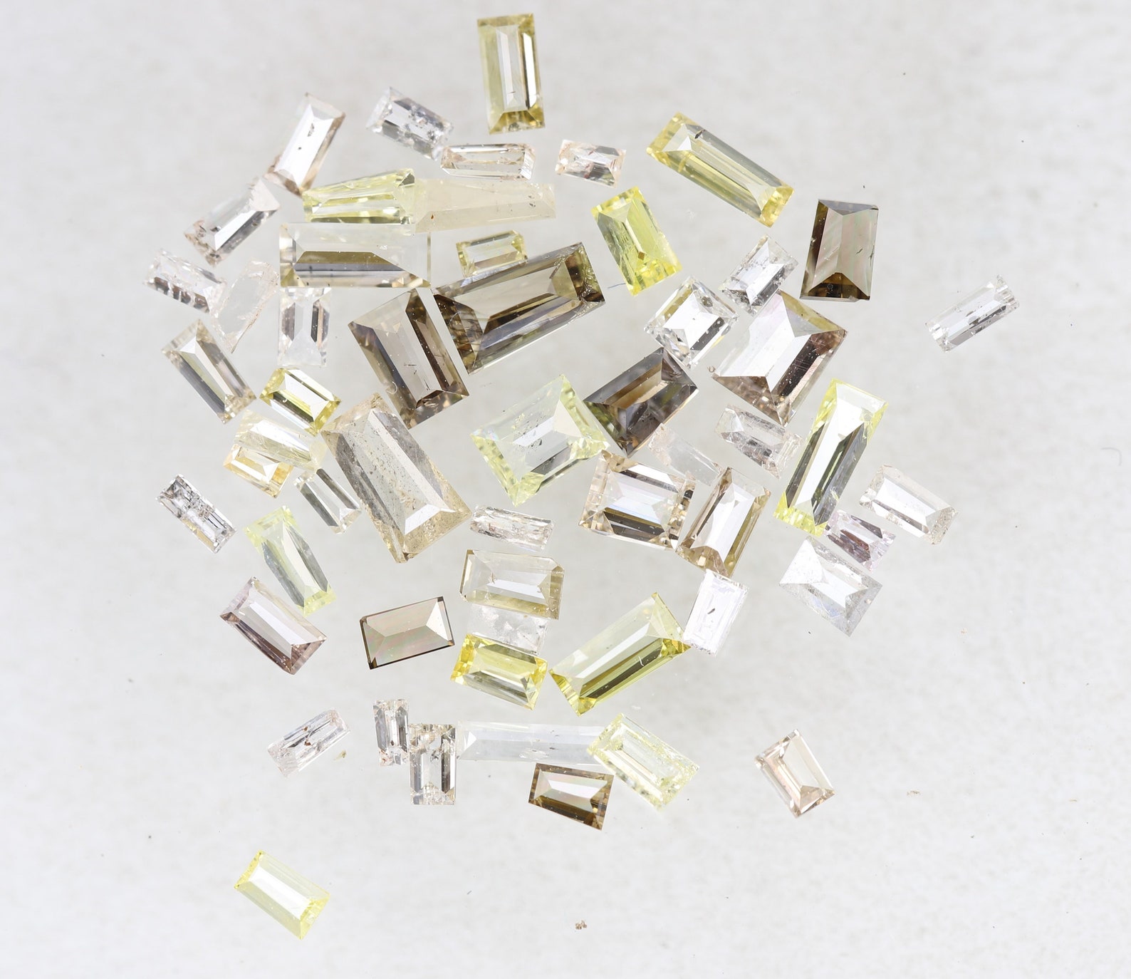 1.08 Ct 3.3 X 1.9 X 1.2 MM Natural Loose Diamond Mix Color | Etsy