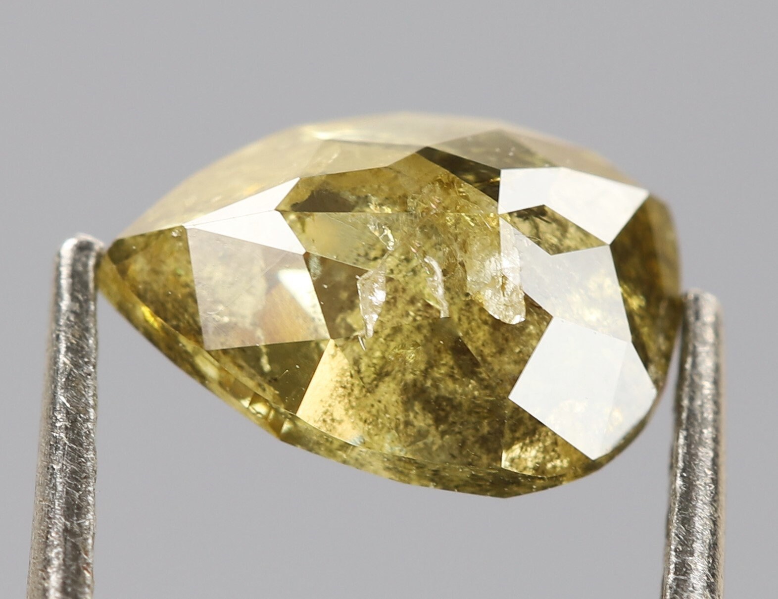 0.86 Ct 6.9 X 4.8 X 3.1 MM Natural Loose Diamond Green Color | Etsy