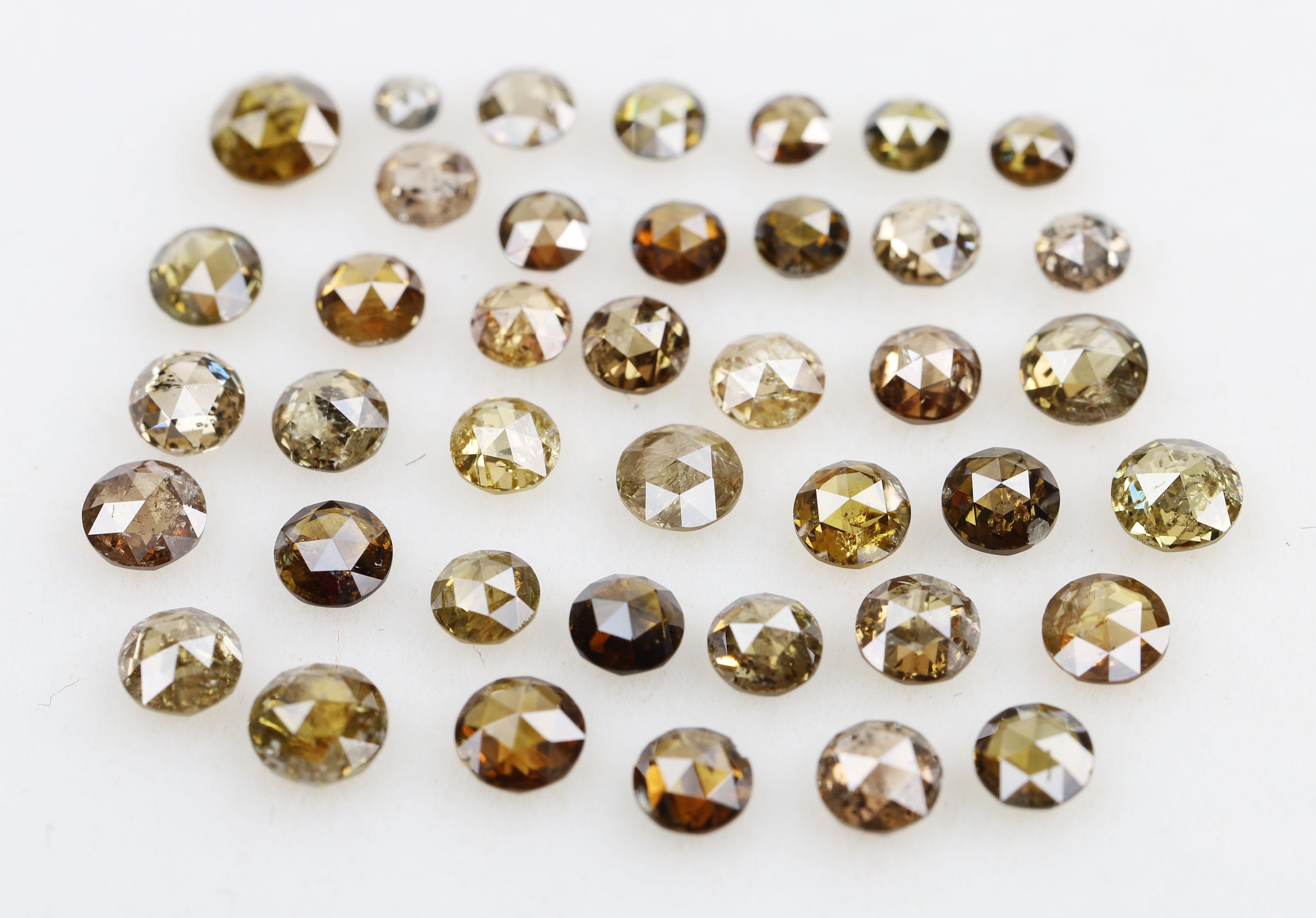 4.25 Ct 3.7 X 1.7 MM Natural Loose Diamond Champagne Color | Etsy