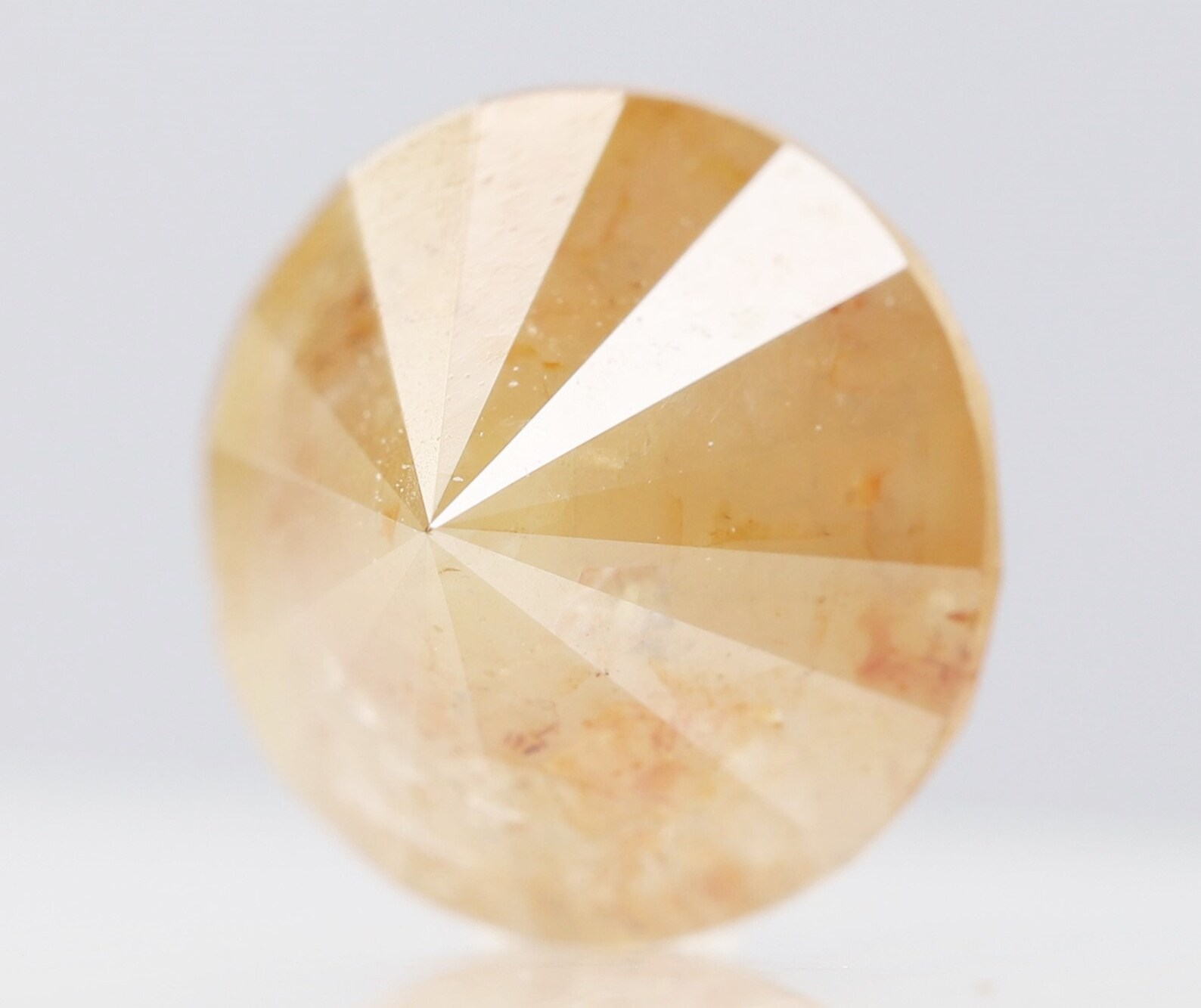 1.53 Ct 6.6 X 5.1 MM Natural Rustic Diamond Peach Color - Etsy