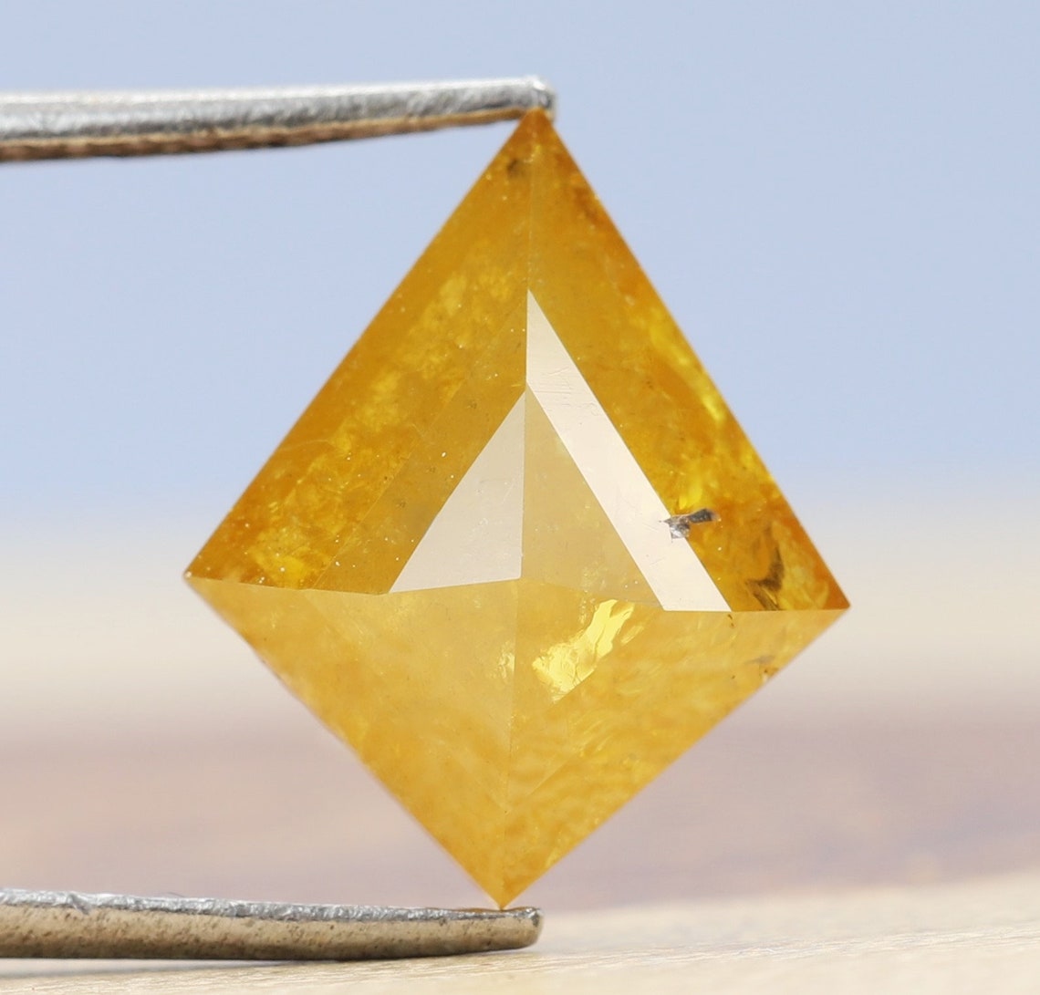 1.62 Ct 10.4 X 8.6 X 3.3 MM Natural Loose Diamond Orange - Etsy