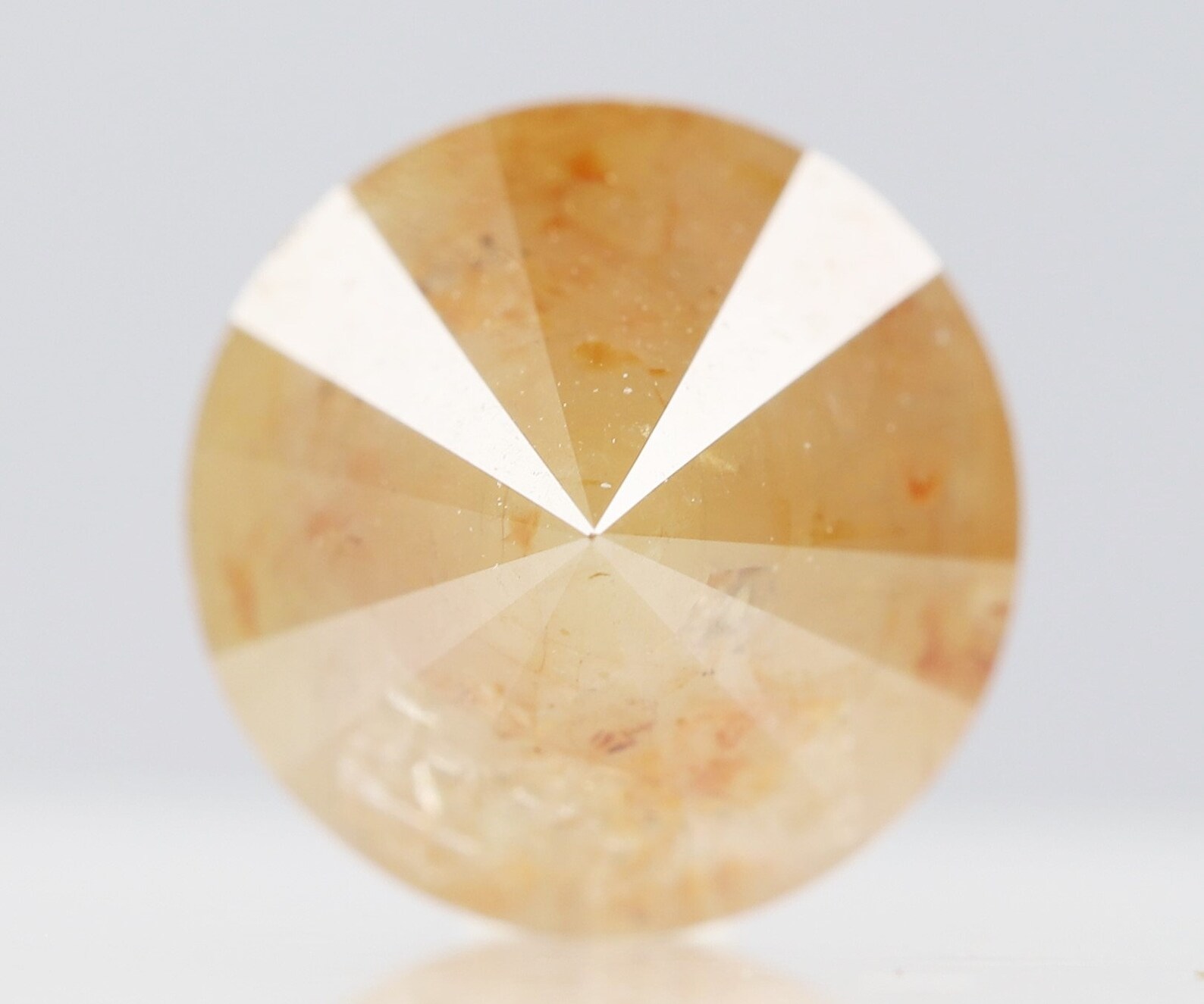1.53 Ct 6.6 X 5.1 MM Natural Rustic Diamond Peach Color - Etsy