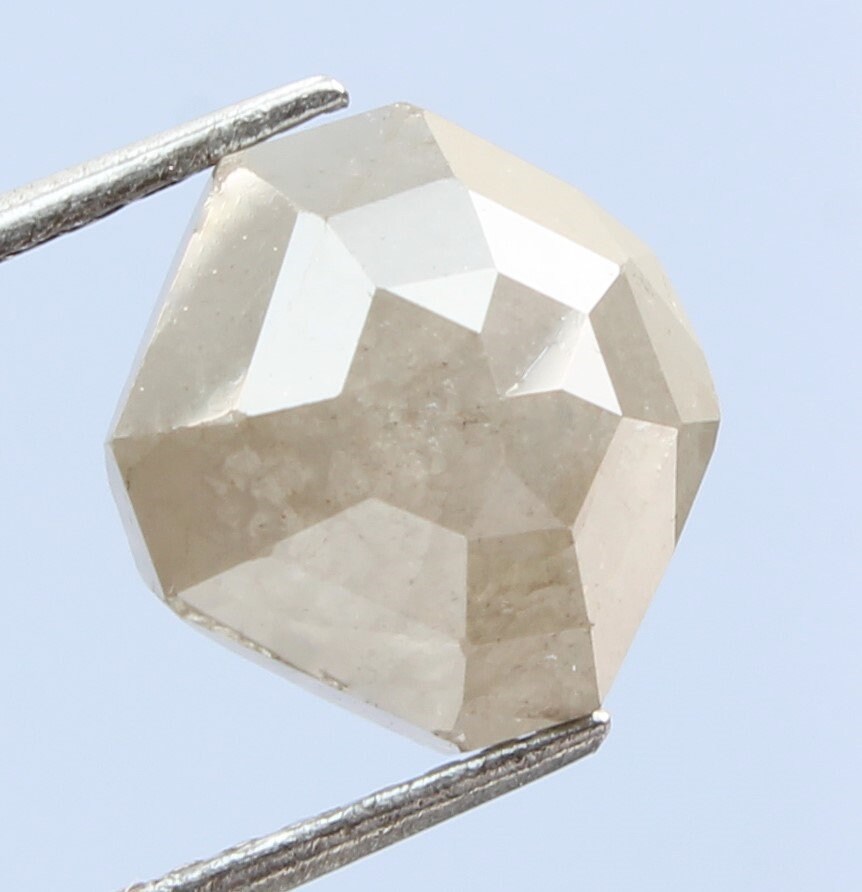 2.46 Ct 7.5 X 7.4 X 4.4 MM Natural Loose Diamond Gray Color | Etsy