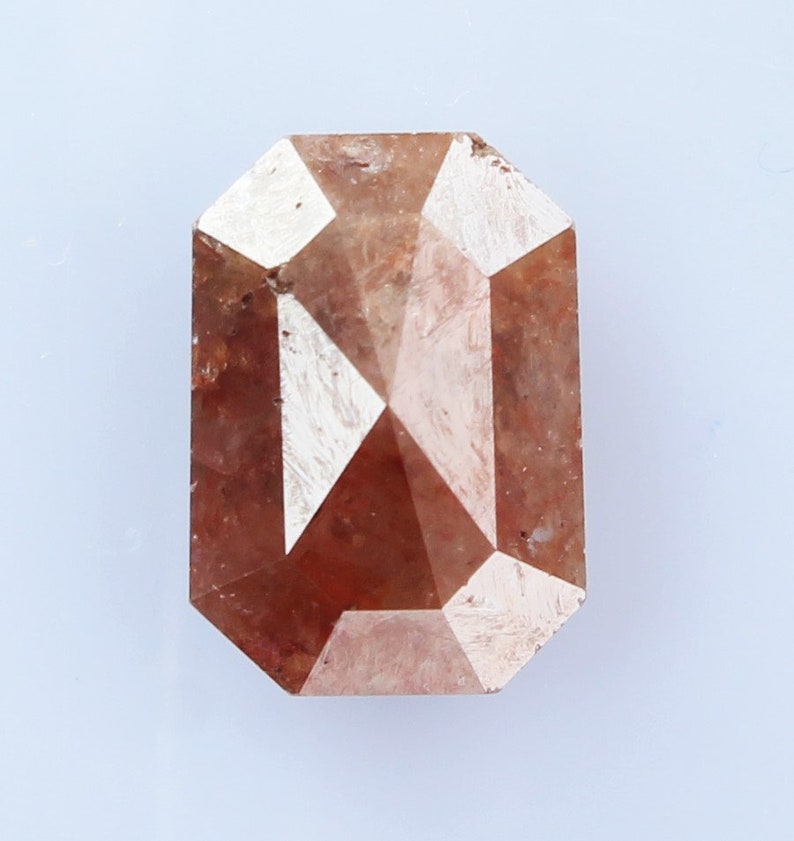 2.11 Ct 9.0 X 6.1 X 3.9 MM Natural Loose Diamond Peach Color | Etsy