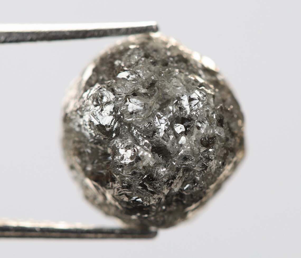 6.19 Ct 9.4 X 8.6 MM Natural Loose Rough Diamond Balls Shape - Etsy