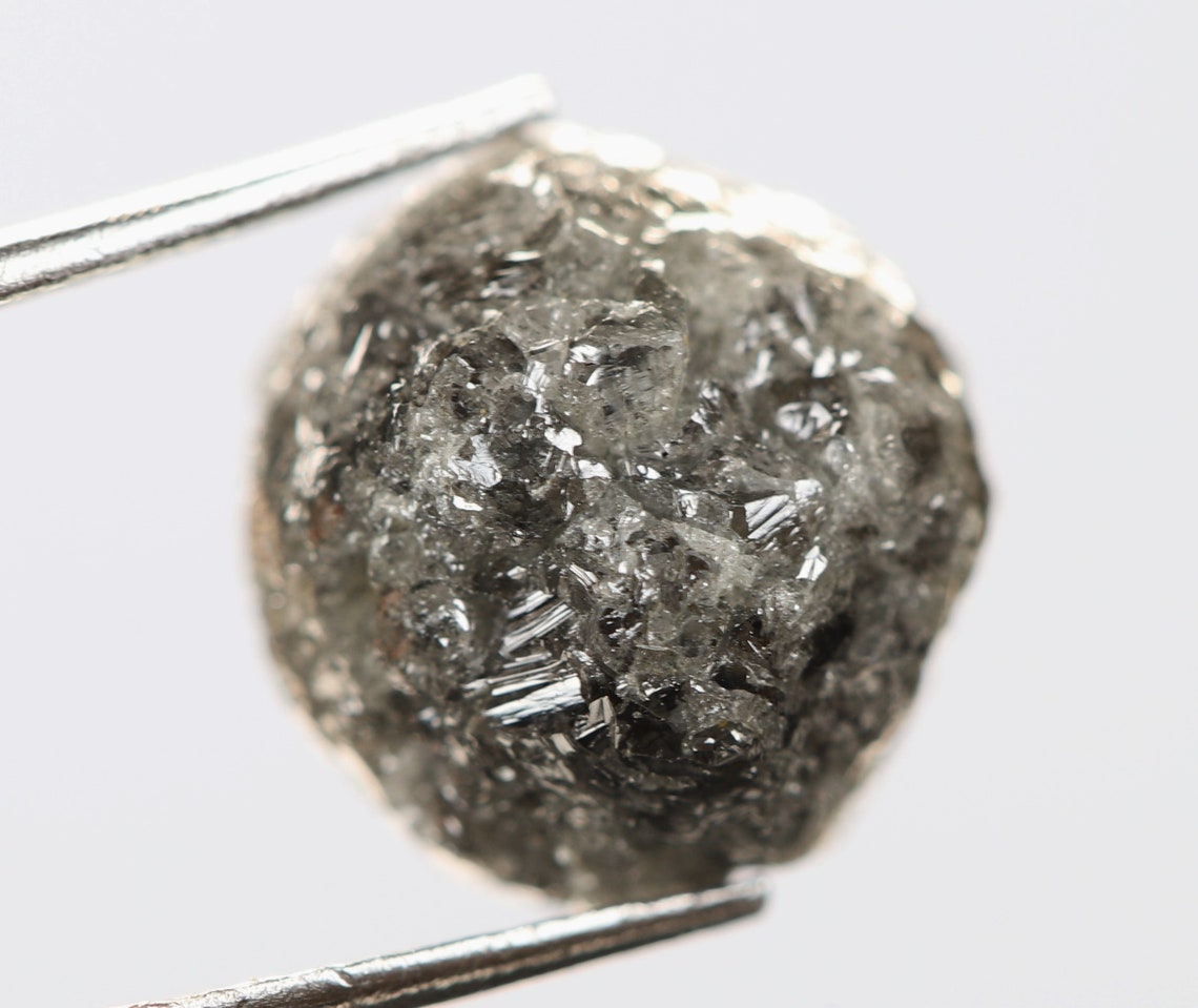 6.19 Ct 9.4 X 8.6 MM Natural Loose Rough Diamond Balls Shape - Etsy