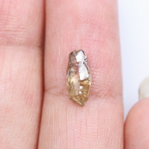 0.91 Ct, 9.2 X 4.0 X 2.9 MM, Natural Loose Raw Diamond Brown Color I3 ...