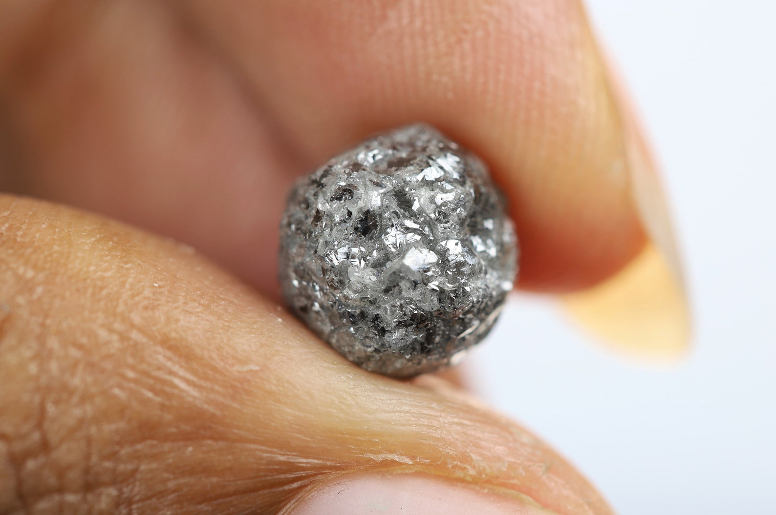 6.19 Ct 9.4 X 8.6 MM Natural Loose Rough Diamond Balls Shape - Etsy