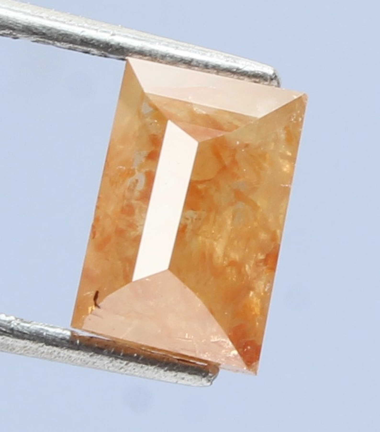1.01 Ct, 6.3 X 4.2 X 3.0 MM, Natural Loose Diamond Peach Color ...