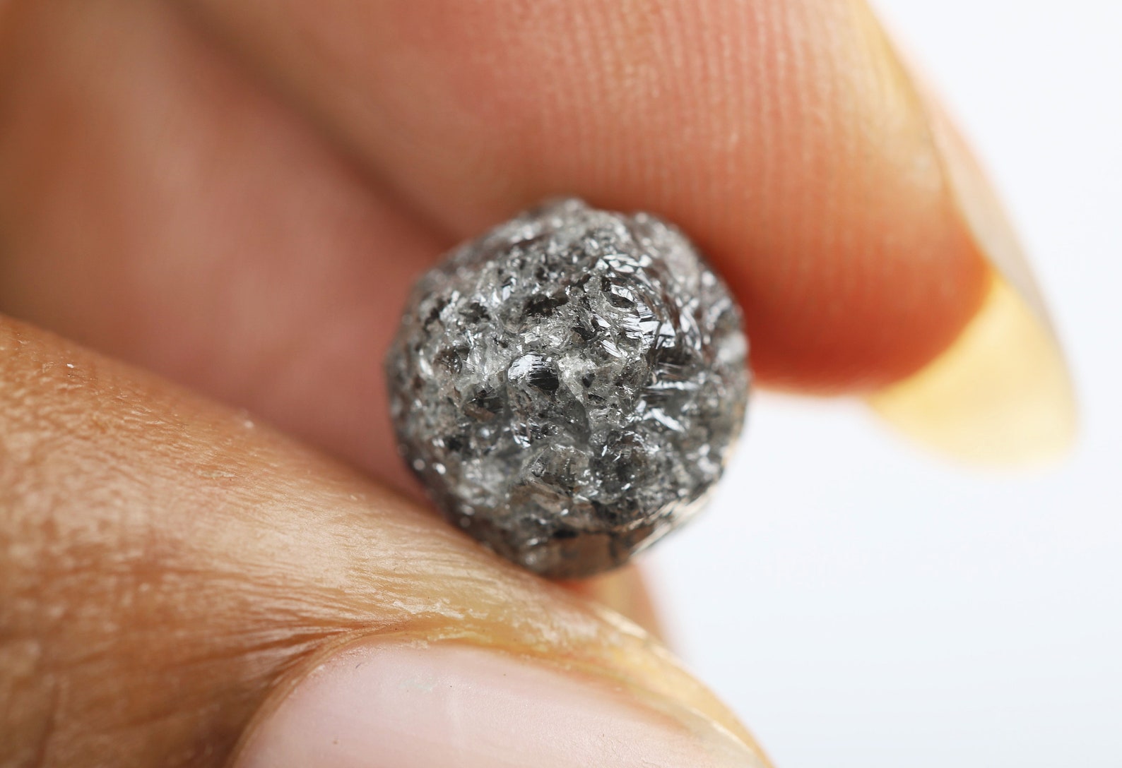 6.19 Ct 9.4 X 8.6 MM Natural Loose Rough Diamond Balls Shape - Etsy