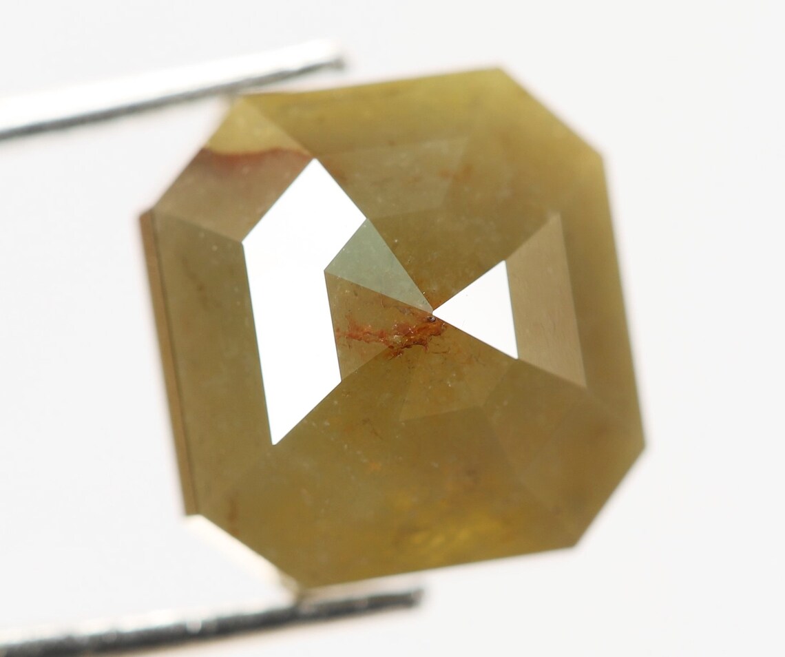 3.59 Ct 8.3 X 7.7 X 5.2 MM Natural Loose Diamond Green Color - Etsy