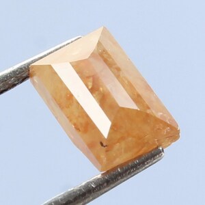 1.01 Ct, 6.3 X 4.2 X 3.0 MM, Natural Loose Diamond Peach Color ...