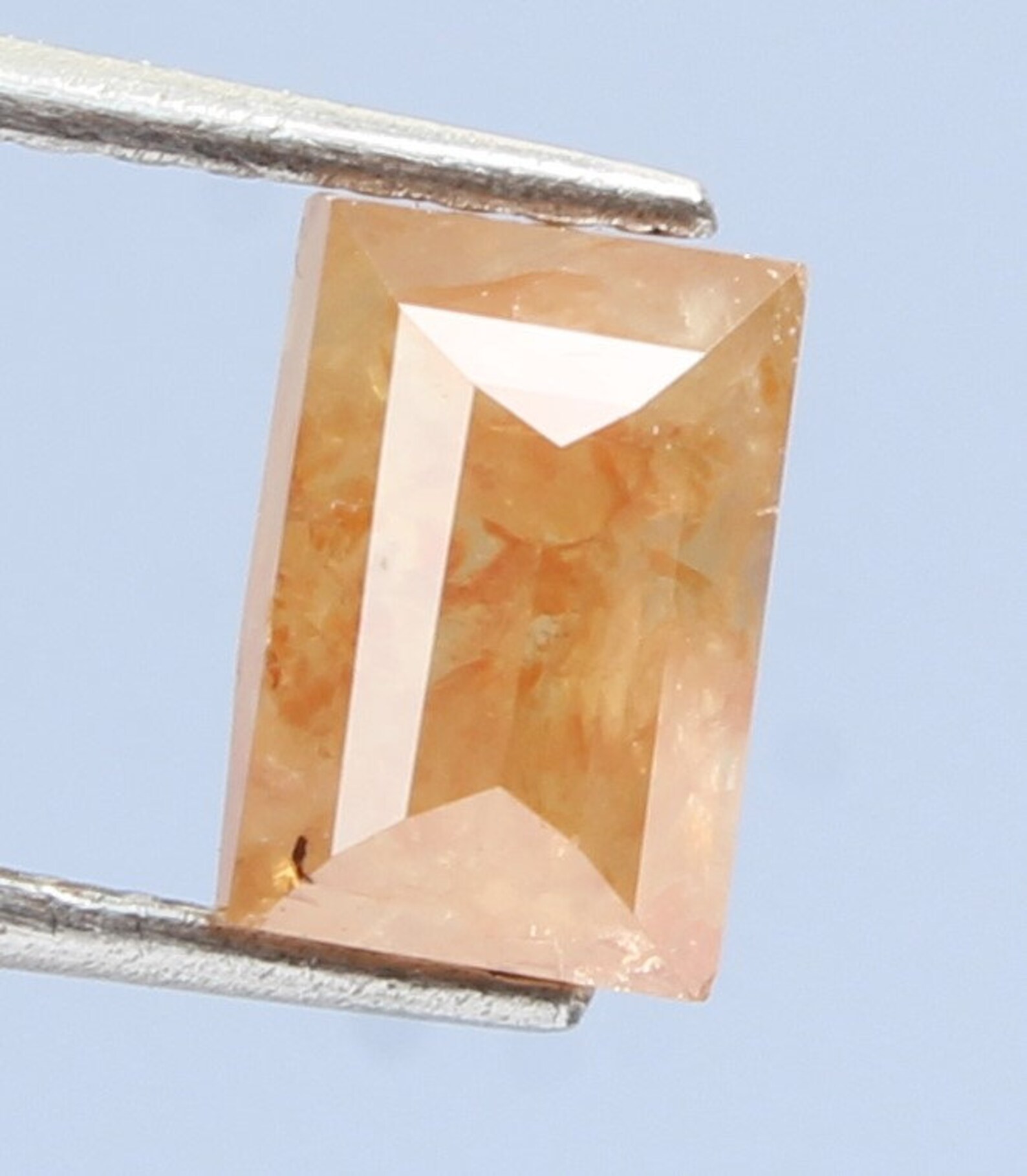 1.01 Ct, 6.3 X 4.2 X 3.0 MM, Natural Loose Diamond Peach Color ...
