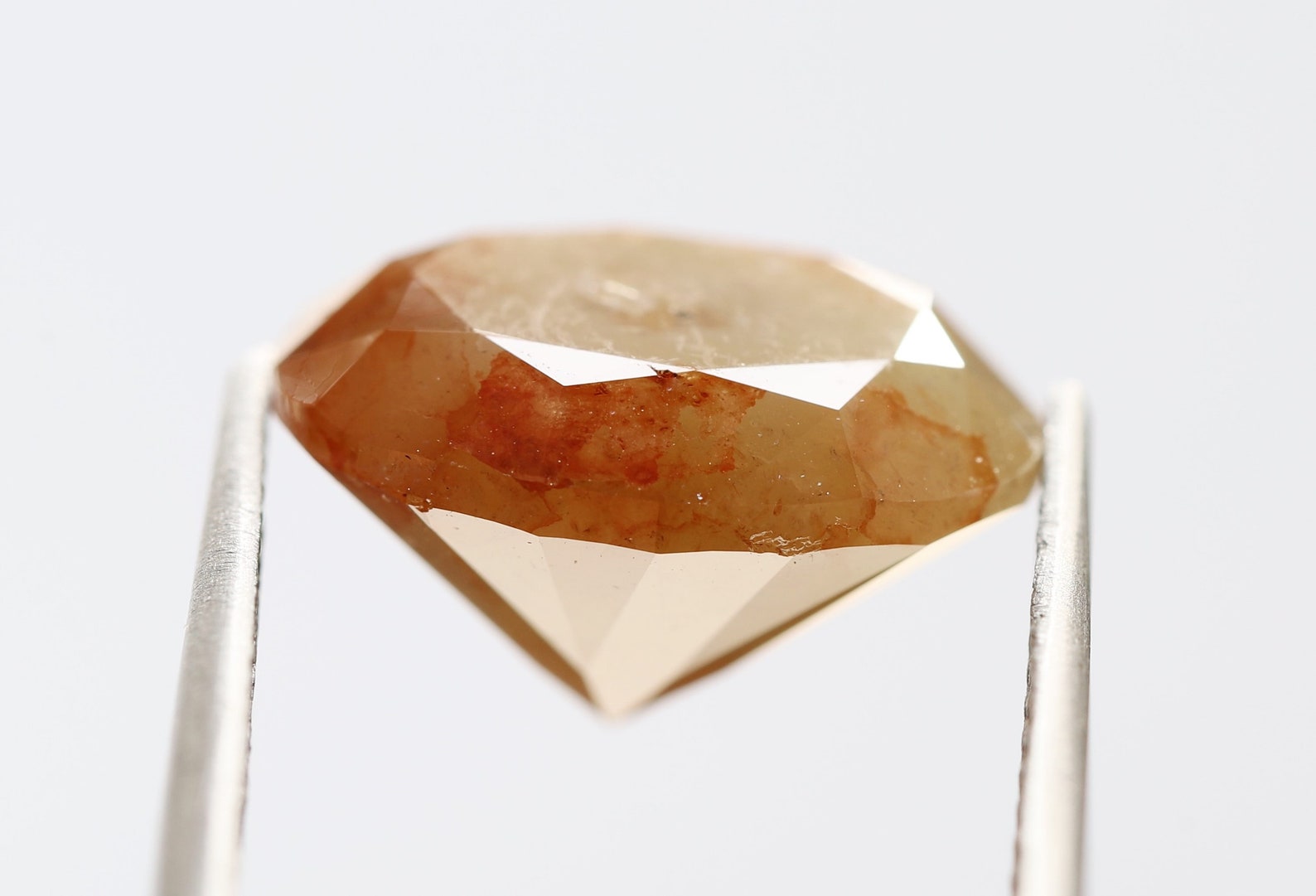 6.71 Ct 12.7 X 10.2 X 7.5 MM Natural Loose Diamond Peach - Etsy