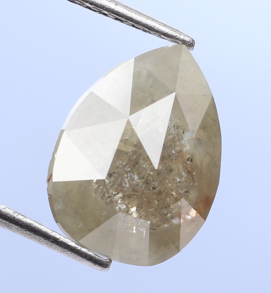 2.13 Ct 9.8 X 7.3 X 3.5 MM Natural Loose Diamond Gray Color | Etsy