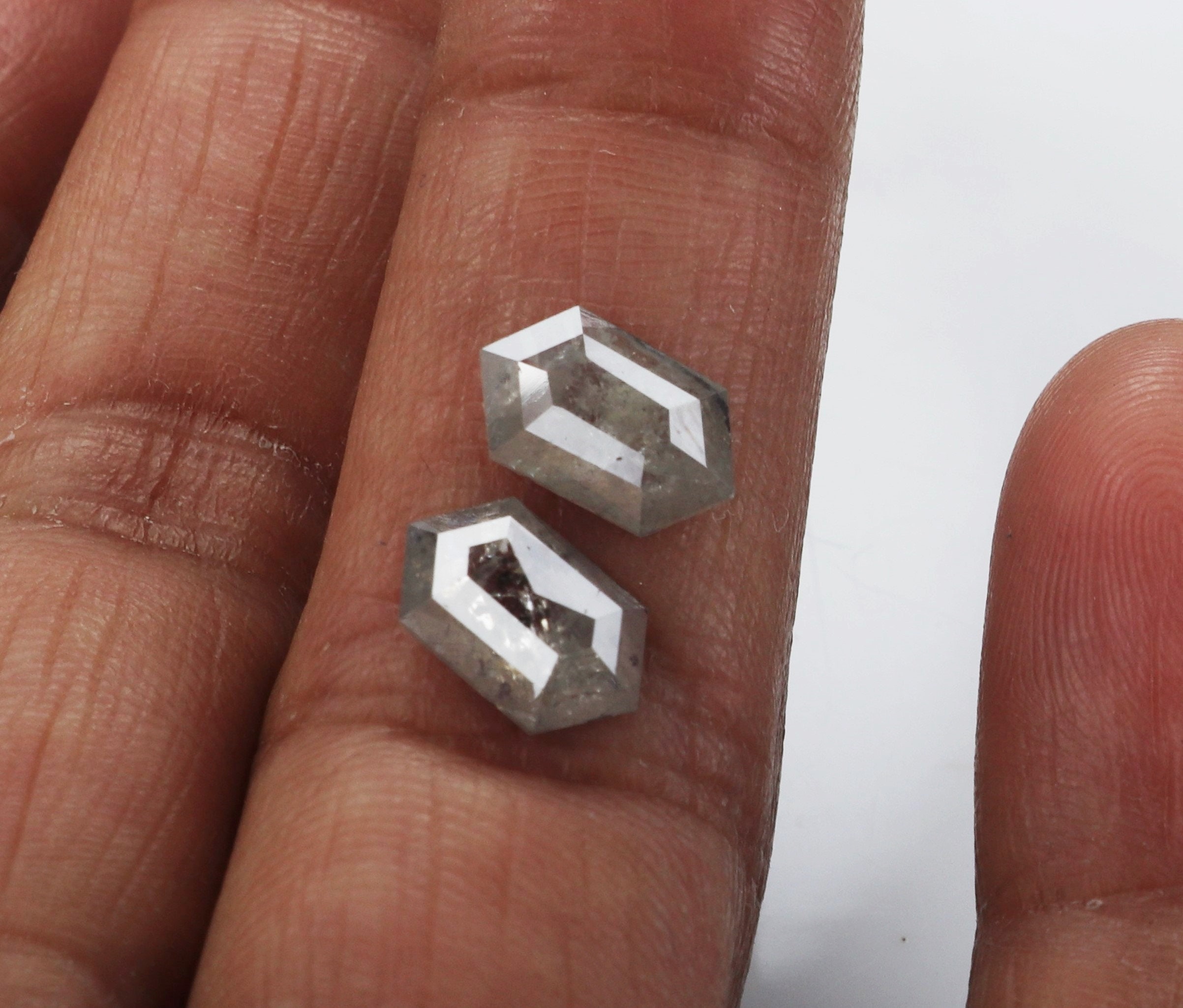 1.75 Ct 8.8 X 5.3 X 2.1 MM Natural Loose Diamond Salt And | Etsy