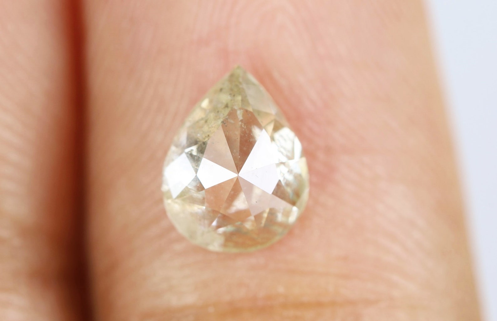 1.02 Ct 7.3 X 5.6 X 3.5 MM Natural Loose Diamond Ice Green | Etsy