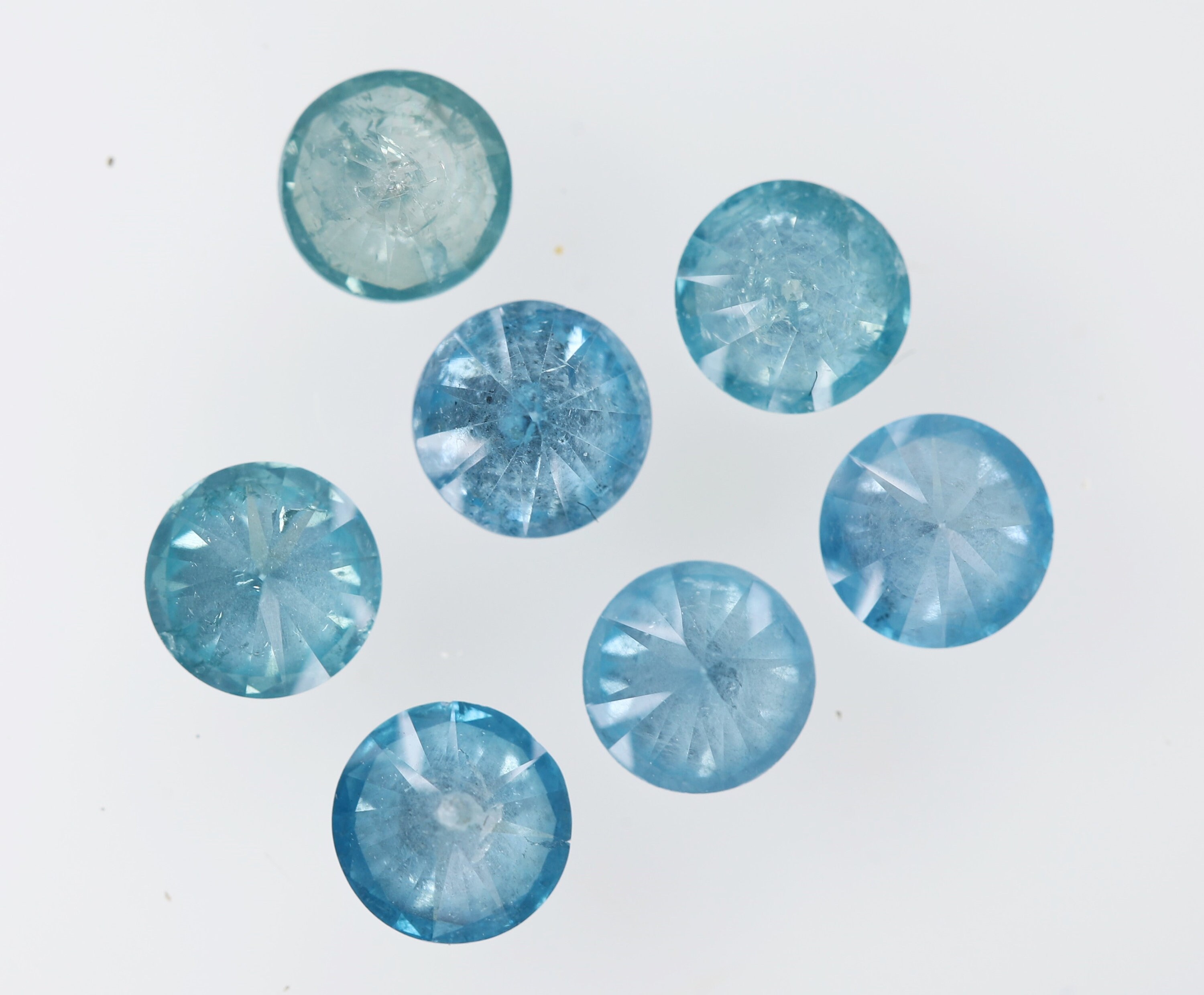 1.56 Ct 3.9 X 2.3 MM Loose Diamond Blue Color Round Shape | Etsy