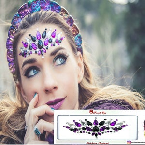 Face Jewel for Festivals one Piece Halloween Crystal Face - Etsy