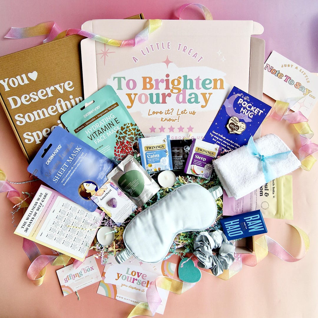 Wellness HAMPER Gift Box Pamper Spa Kit Unwind Relax De-stress ...