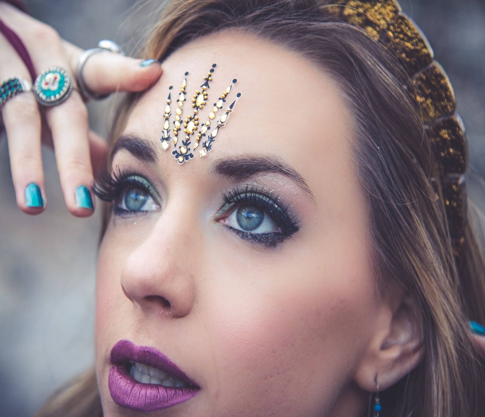 Festival Face Gem-face Jewel Sticker Bindi Fusion Crystal - Etsy