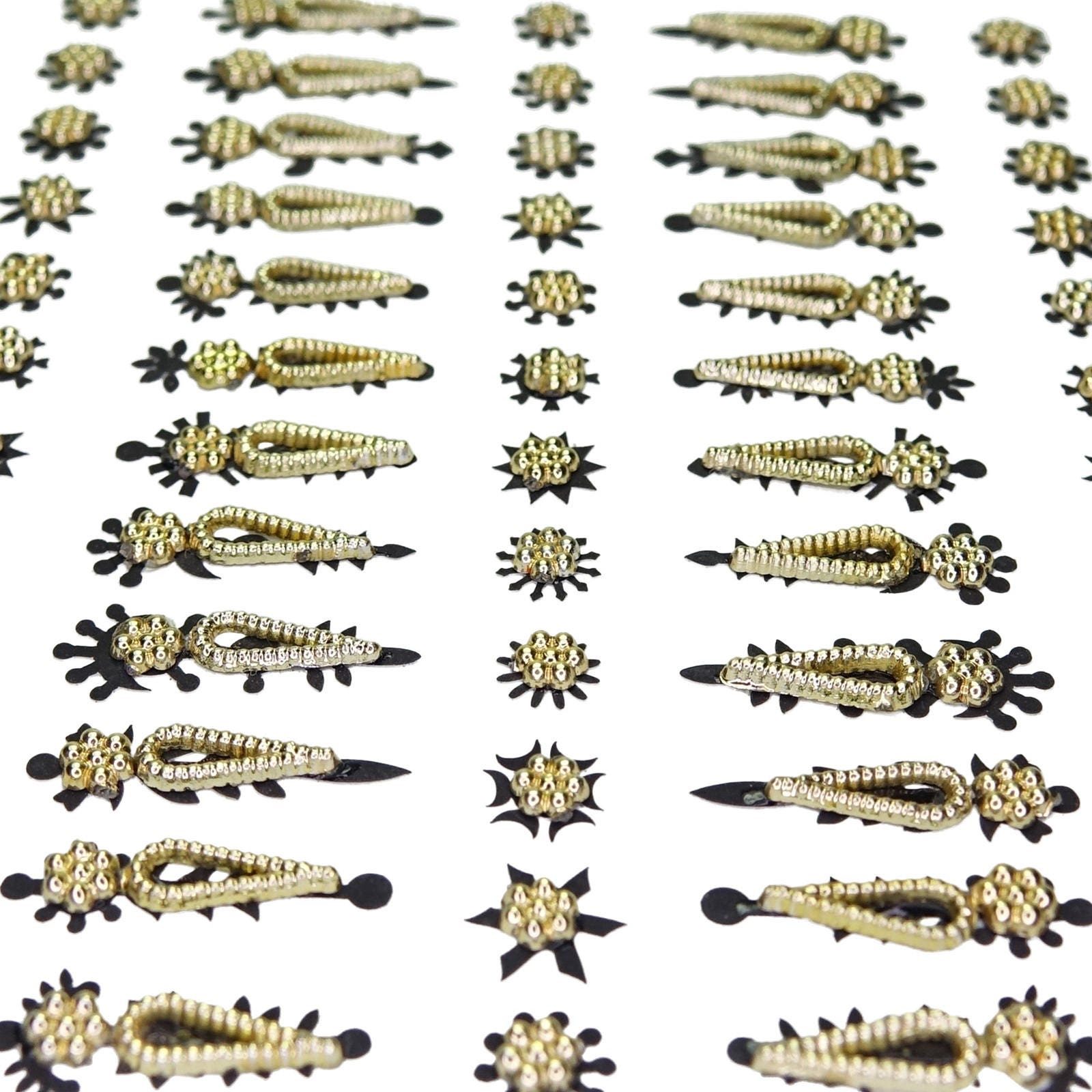 Huge BINDI Pack-gold Face Jewel Face Gem Gold Stick on - Etsy