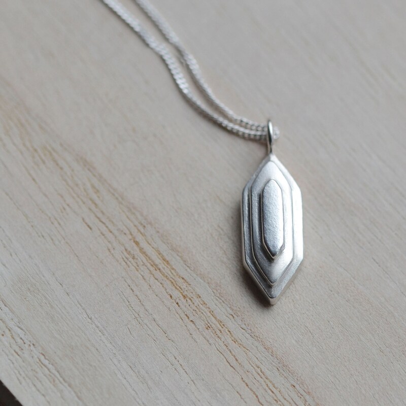 Geometric Pendant - Etsy