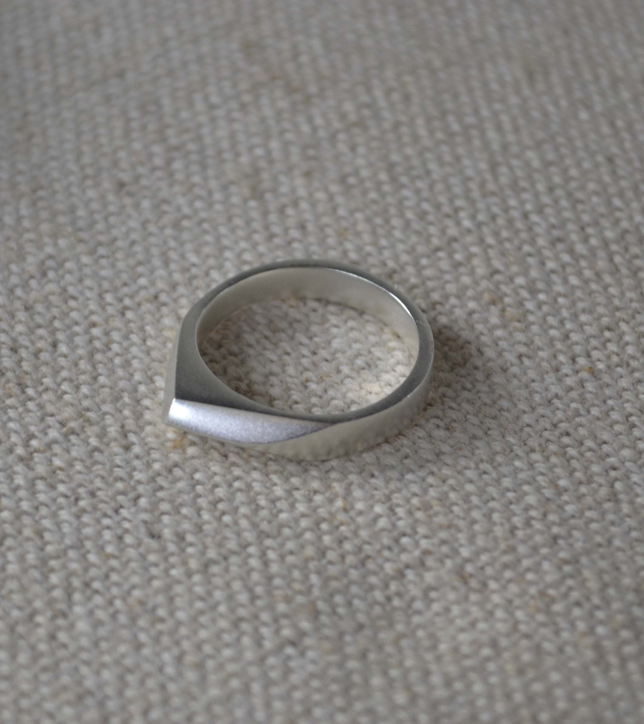 Sterling Silver Peak Ring Modern Geometric Ring Carved | Etsy