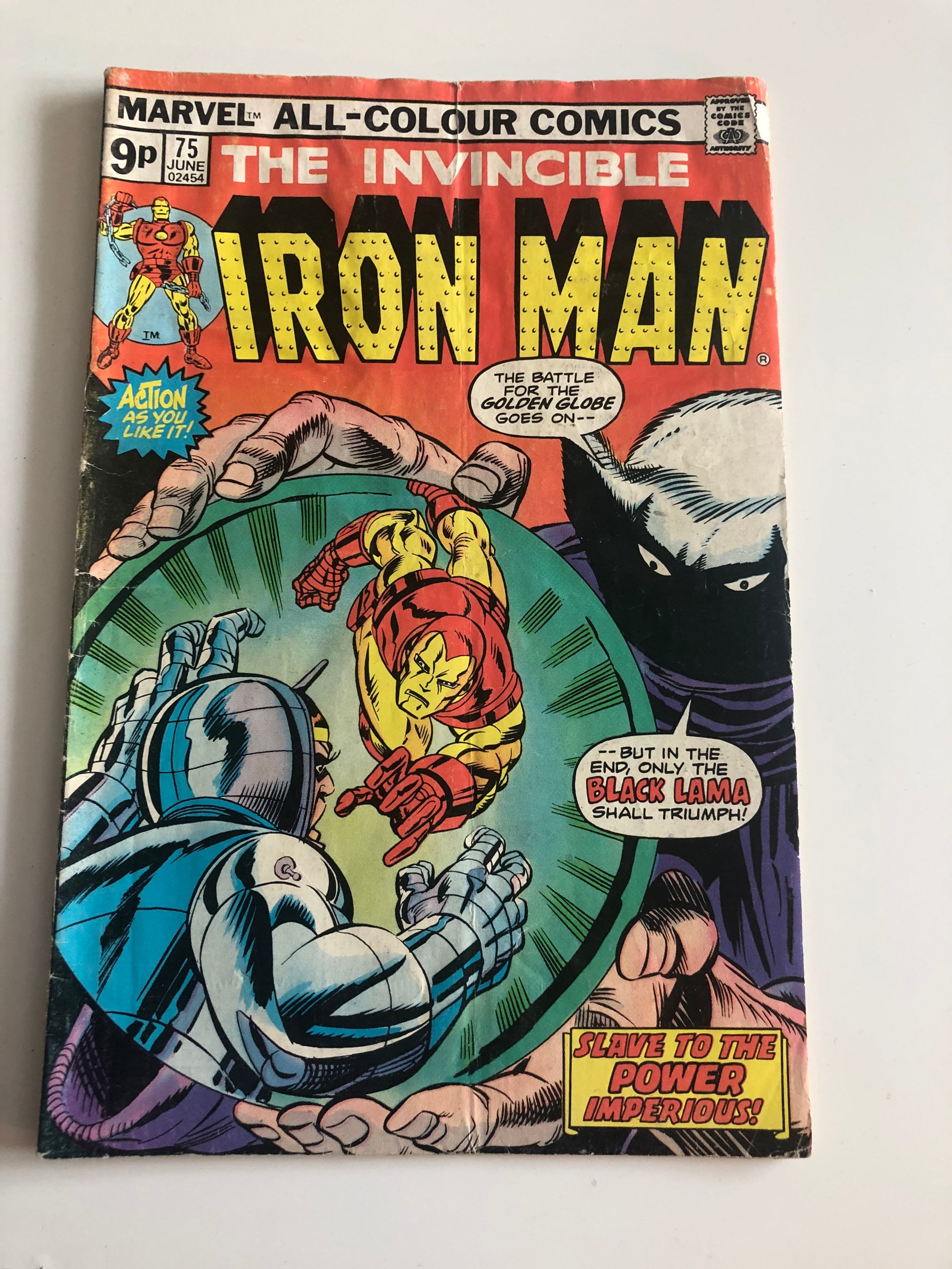 Vintage Comic, Iron Man 76 Now Come the Green Goliath, Bronze Age ...