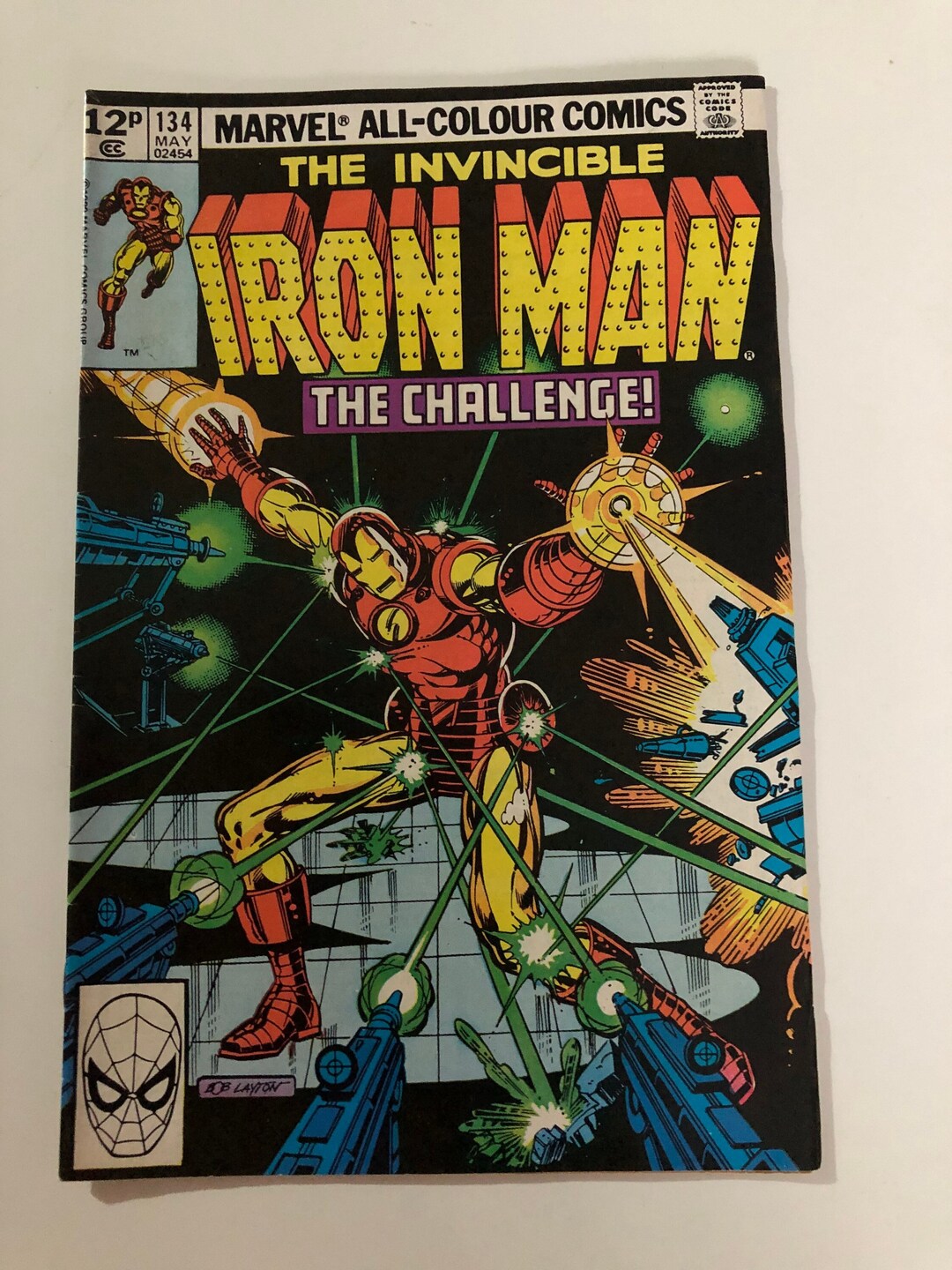 Vintage Iron Man 134 Marvel Comics the Invincible Iron Man - Etsy