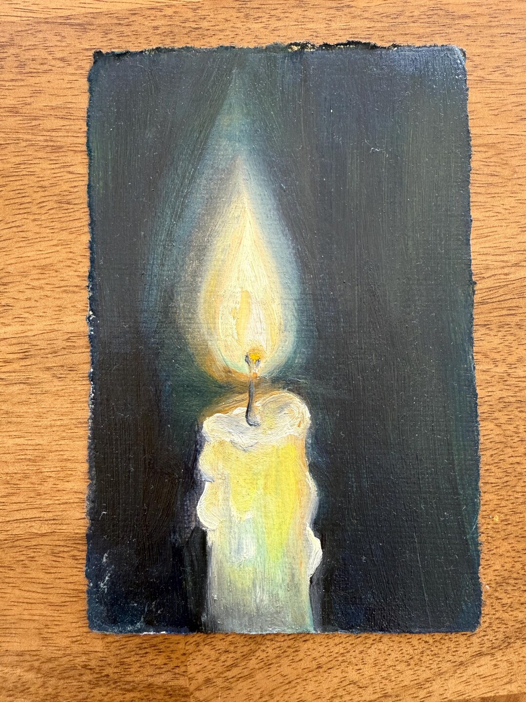 Flame Oil Painting (4x6) - Etsy