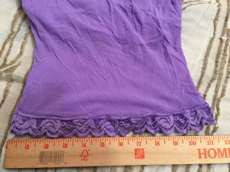 Vintage Cosabella Top Tank Purple Sheer Exotic Knit Must Have Box Knot ...