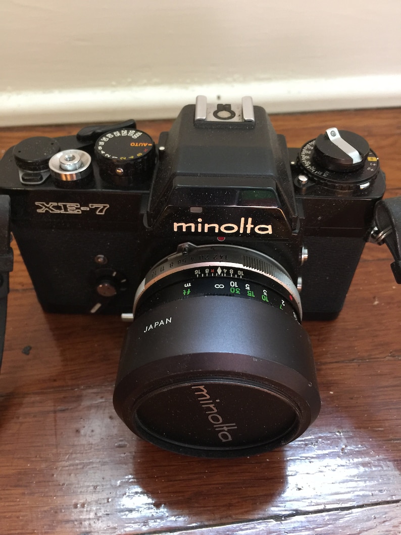 Vintage XE7 Minolta Camera Japan Photography - Etsy