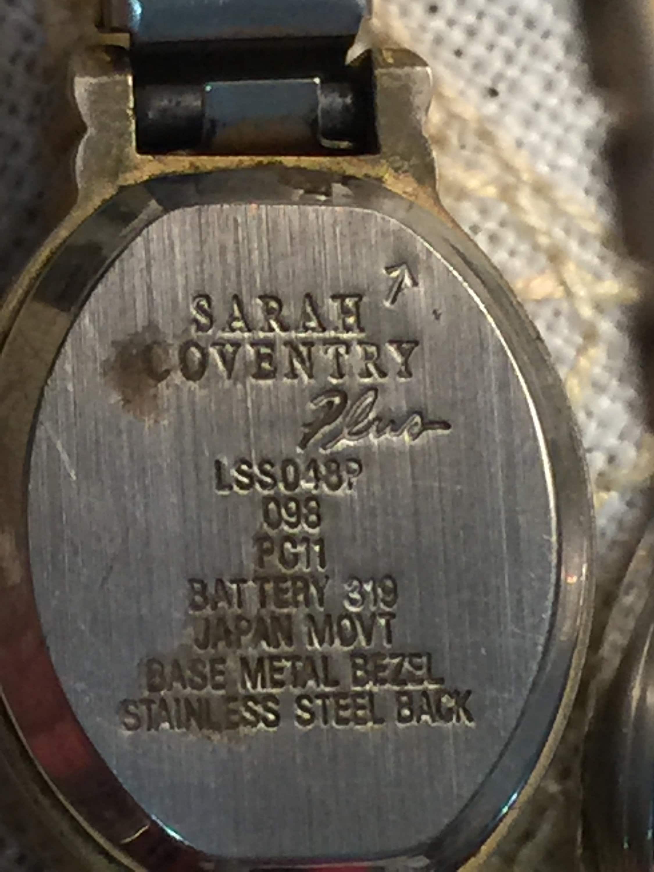 Vintage Sarah Coventry Wrist Watches Lot 2 Diamond Bracelet Supreme ...