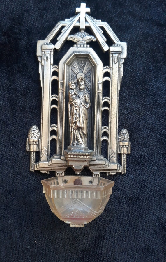 Religious Holy Water Stoup Holy Font Vessel Made in France - Etsy