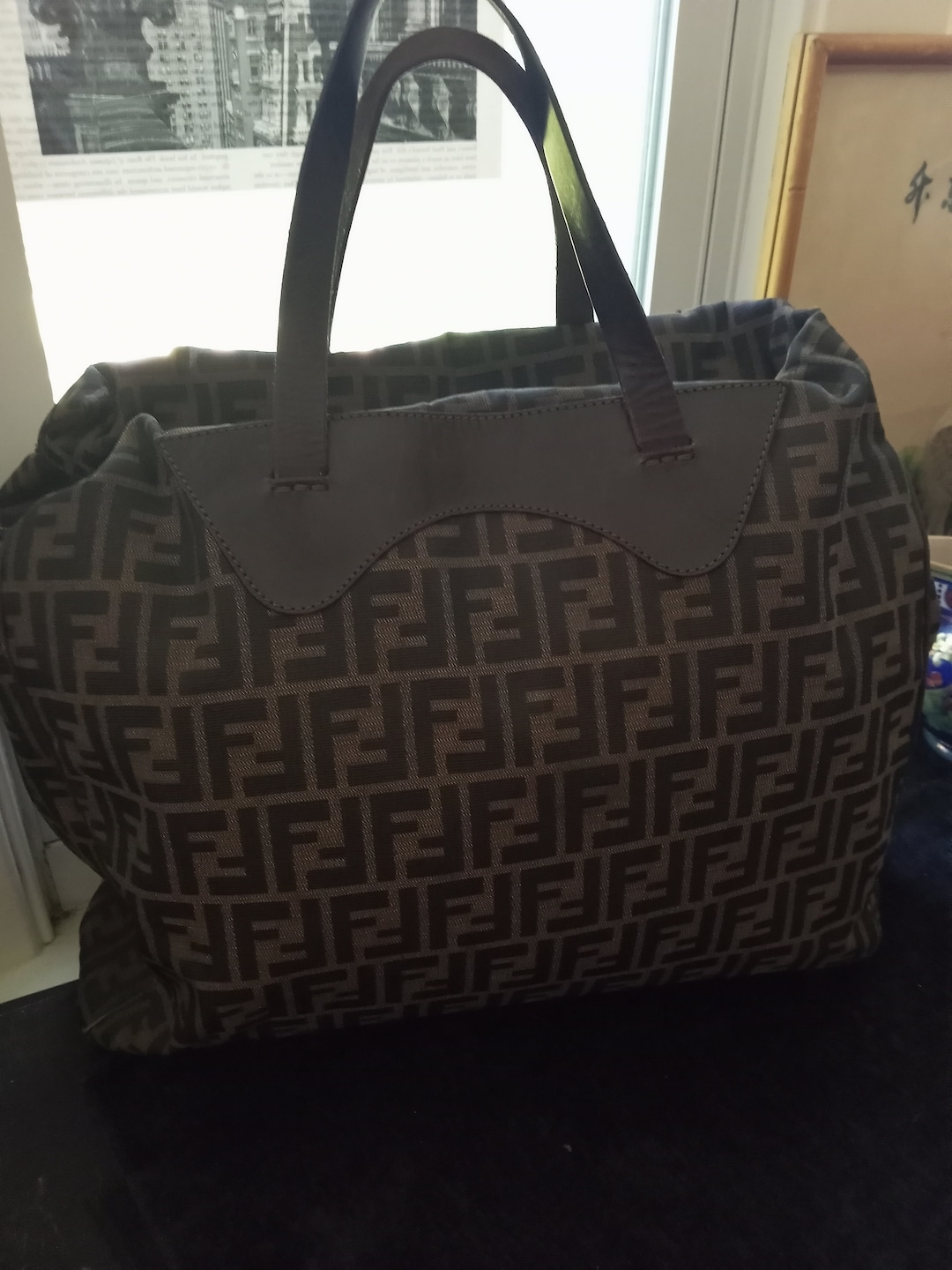 Huge Fendi Handbag Fendi Luggage Fendi Carry on Zucca Designer Fendi ...