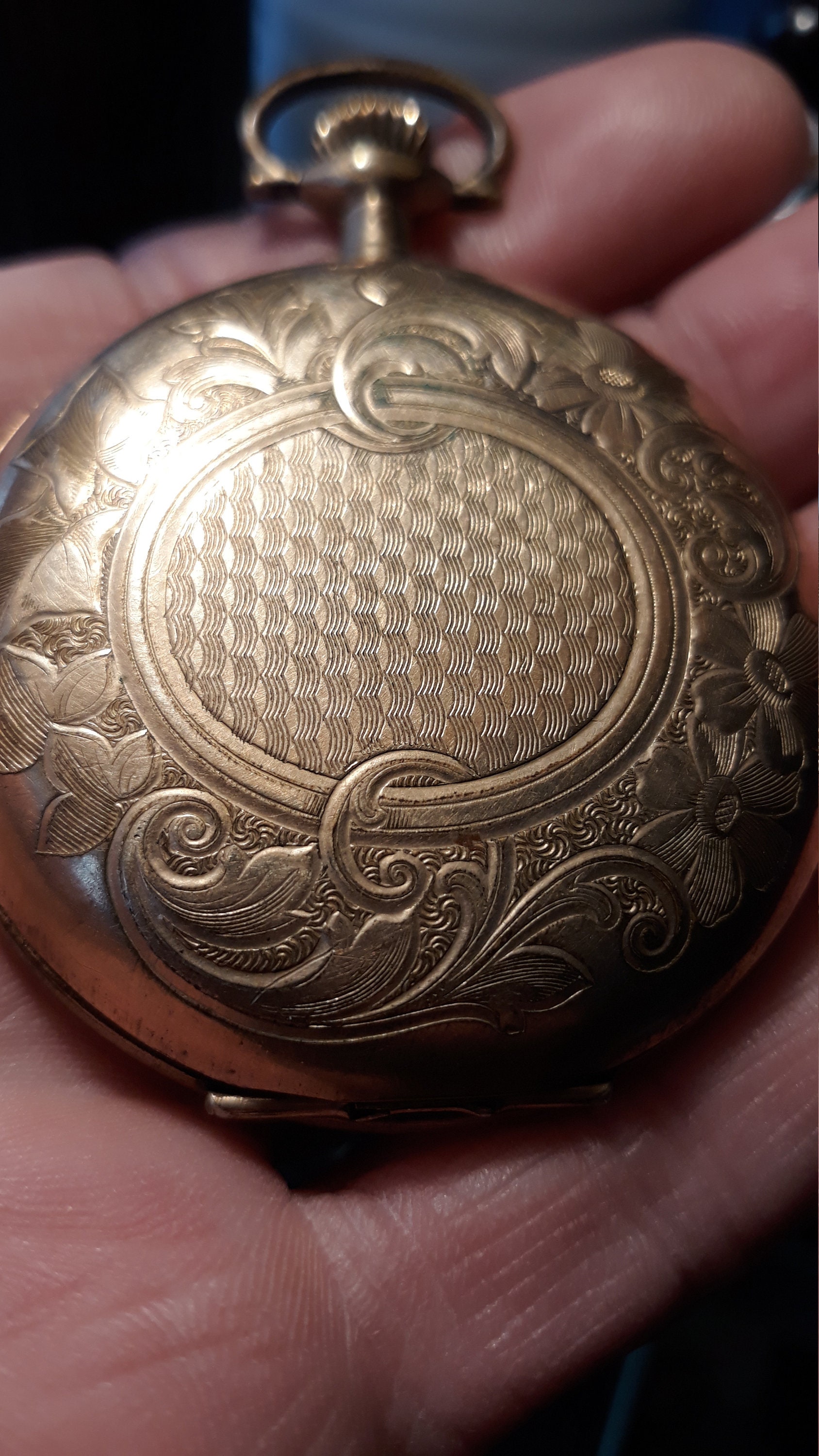 Rare Gold Trans Pacific Pocket Watch 21 Jewels Yellow Gold - Etsy