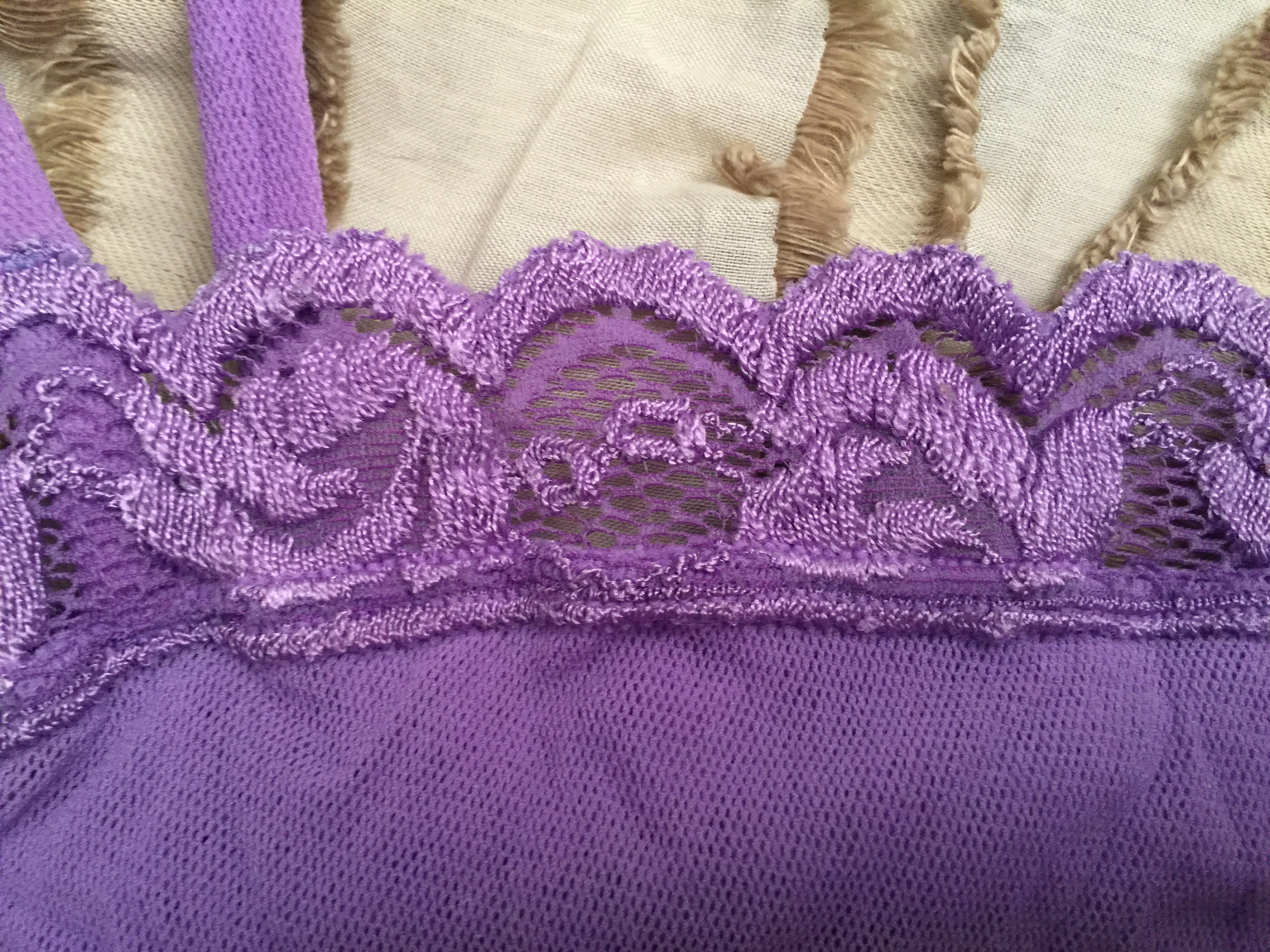 Vintage Cosabella Top Tank Purple Sheer Exotic Knit Must Have Box Knot ...