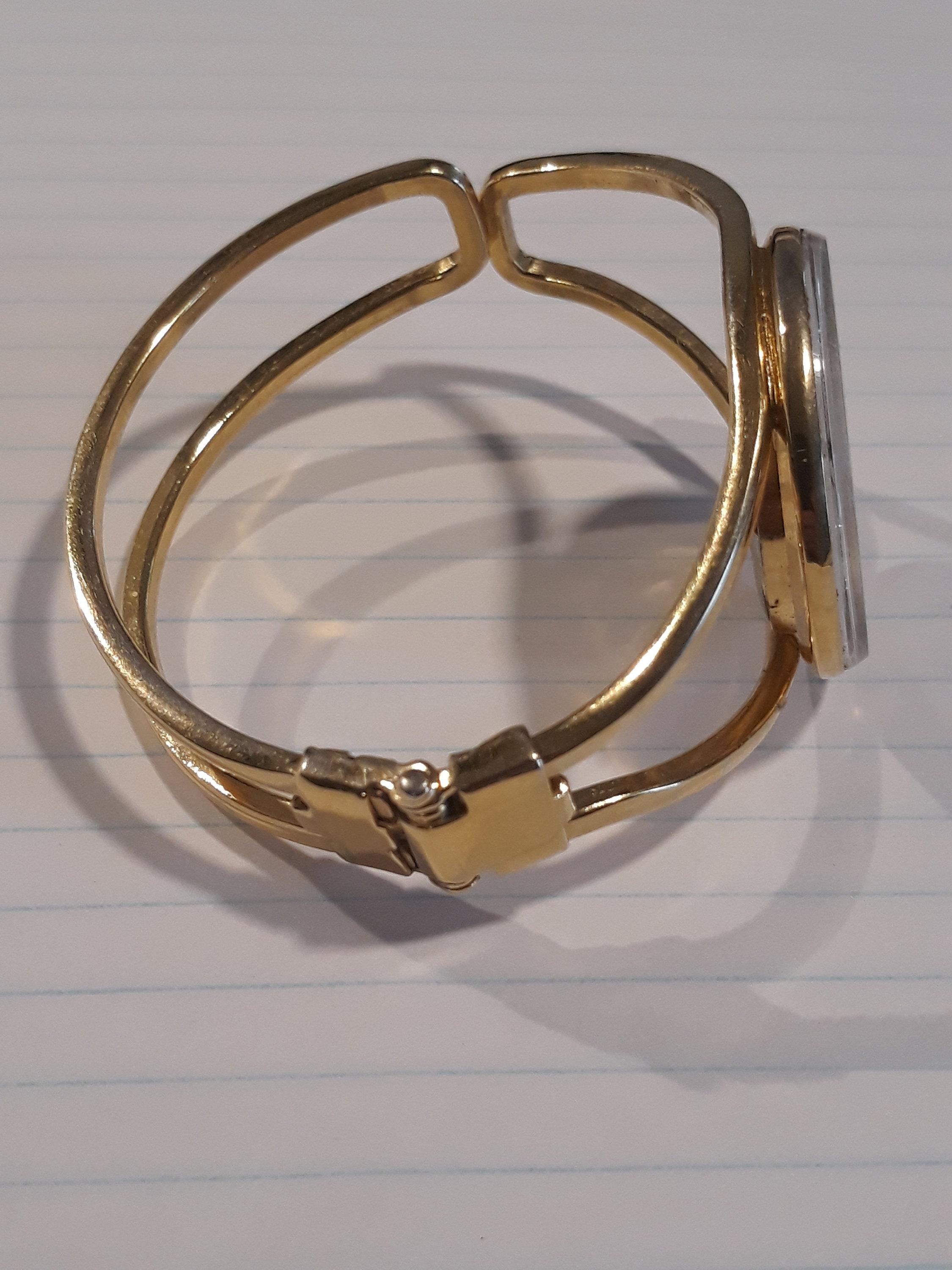 Vintage Pedre Gold Watch Ladies Modern Cuff Watch Pedre - Etsy