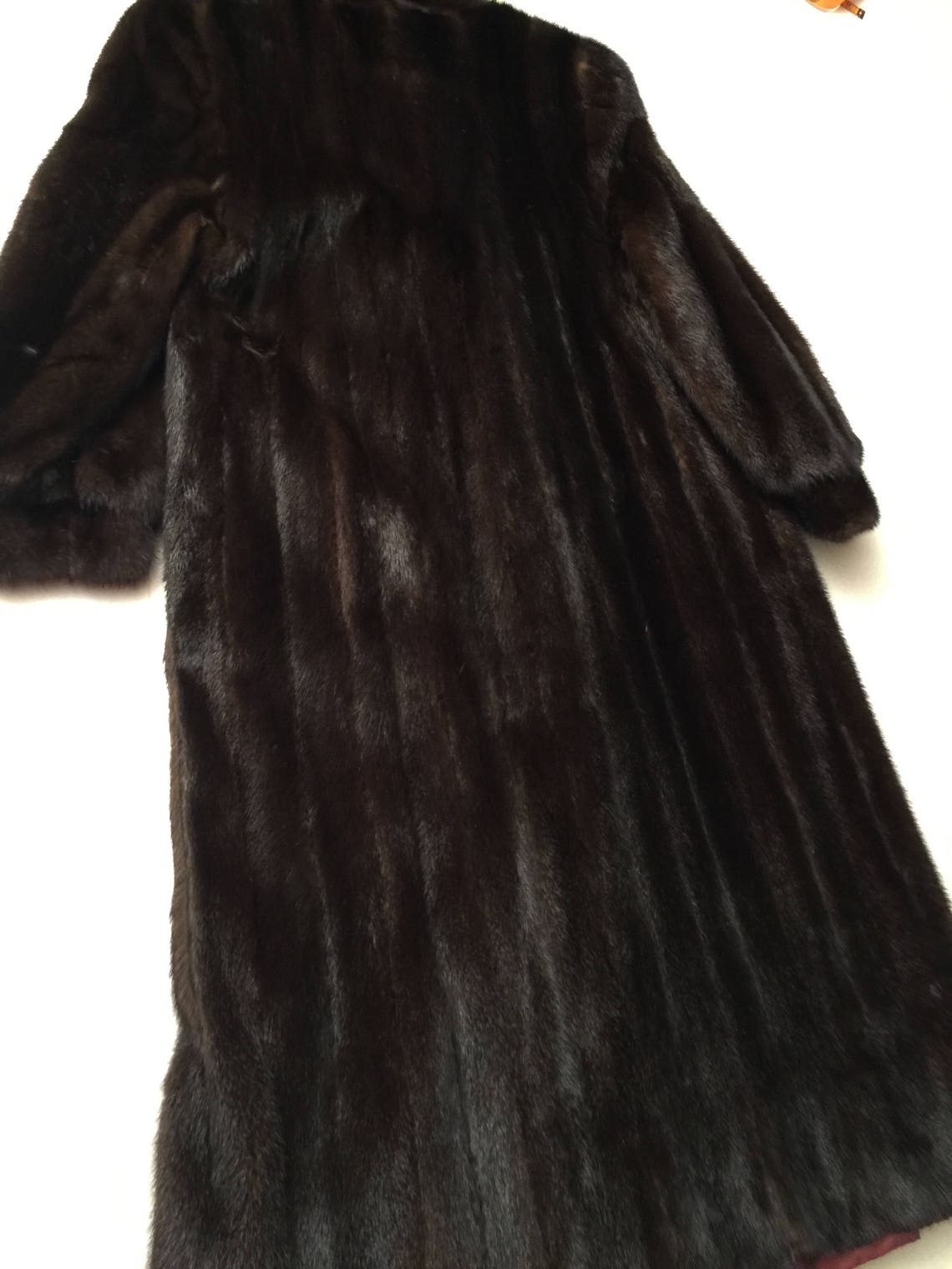 Vintage Brown Mink Fur Coat M L Repurpose Luxury Pillow or - Etsy