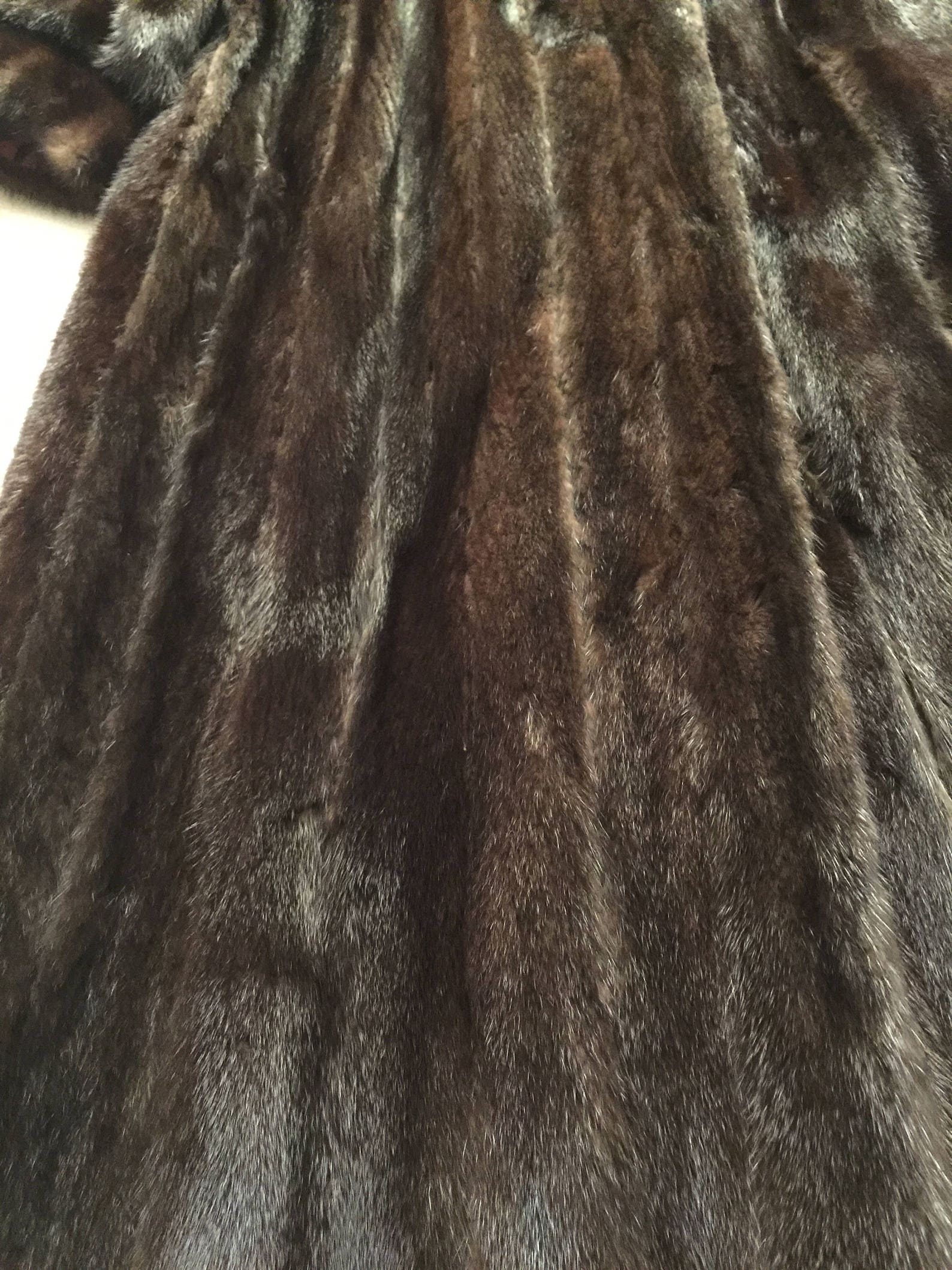 Vintage Brown Mink Fur Coat M L Repurpose Luxury Pillow or - Etsy